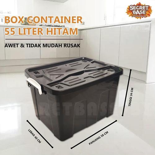 Jual XY BOX CONTAINER 55 LITER + RODA - Kontainer Box Plik / Container ...