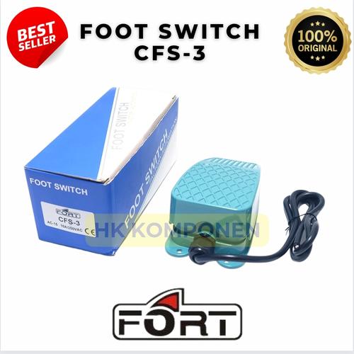 Jual foot switch / saklar injak / saklar mesin jahit / cfs-3 fort ...
