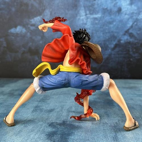 Jual Figure One Piece Luffy Battle Style Red Clothes Smashing the ...