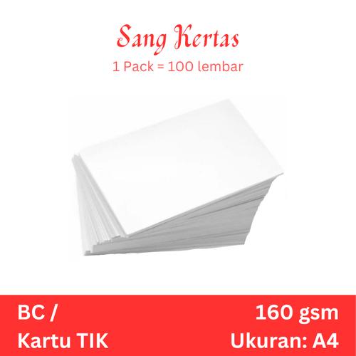 Jual Kertas Brief Card (BC) 160 gram A4 isi 100 lembar - Kuning - Jakarta Timur - Sang Kertas ...