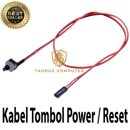 Jual Kabel Tombol Front Panel Switch Power Reset Button Komputer PC CPU ...