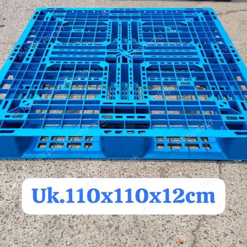Jual palet plastik uk 110×110×12 pallet plastik warna biru - Kab ...