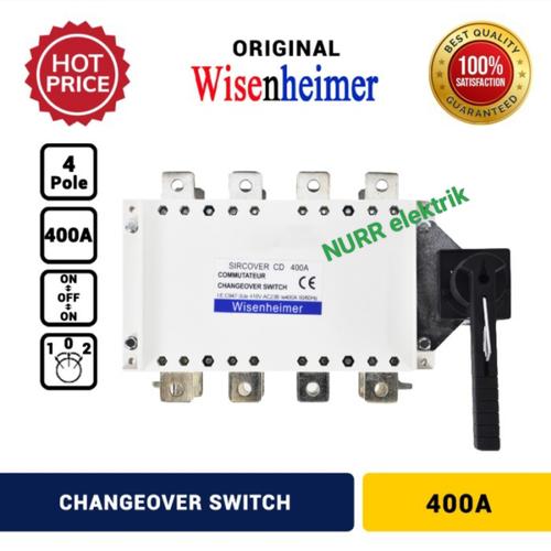 Jual COS Change Over Switch 4P 400A Manual Ohm Saklar 400A Wisenheimer - Jakarta Pusat - NURR ...