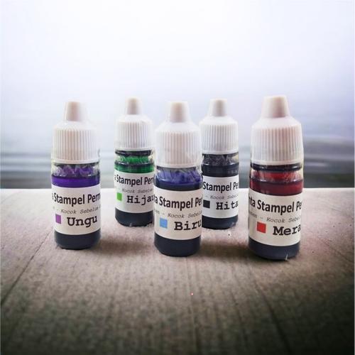 Jual Tinta Stampel Permanen - Premium Stamp Ink SFO - Kaca Plastik Besi ...