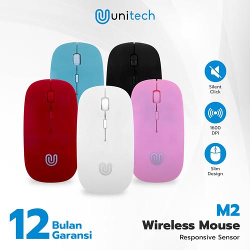 Jual Unique 2.4Ghz Multicolor USB Mini Ultra-thin Wireless Mouse Slim ...
