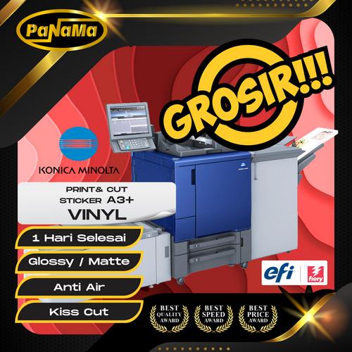 Promo Print & Cut Sticker Vinyl / Transparan A3+, Cetak Stiker Label ...