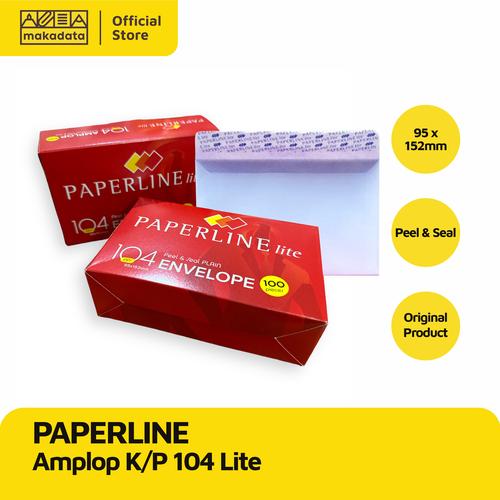 Jual ENVELOPE | AMPLOP PAPERLINE PUTIH POLOS UKURAN 95 X 152MM 104 LITE ...