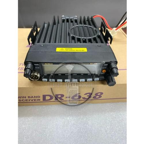 Jual Rig Alinco DR-638 Dual Band Garansi DR638 Removable Control Head ...