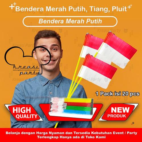 Jual Promo Bendera Hut Ri / Bendera Tangkai / Bendera Karnaval ...