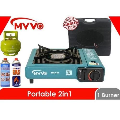 Jual KOMPOR PORTABLE / PAKET OMICKO / PAKET MYVO KOMPOR PORTABLE + GAS ...