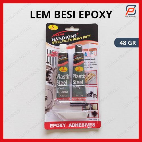 Jual LEM BESI PLASTIK EPOXY 48 GRAM / LEM BESI 5 MENIT SERBAGUNA 48GR ...