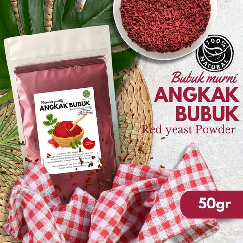 Jual Angkak Bubuk Murni 50gr Premium Hong Qu Mi Red Yeast Rice Herbs ...