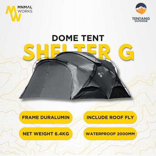 Jual MINIMAL WORKS Shelter G Tenda Camping Glamping Outdoor - Tan ...
