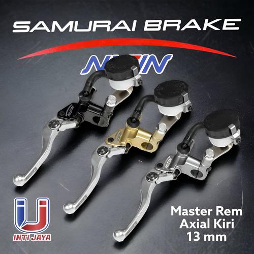 Jual Master Rem Axial Kiri Nissin Samurai Brake - Hitam - Jakarta Barat ...