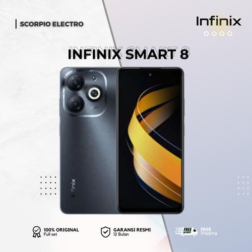 Promo HANDPHONE - INFINIX SMART 8 GARANSI RESMI - BLACK, 3/64 PROMO ...
