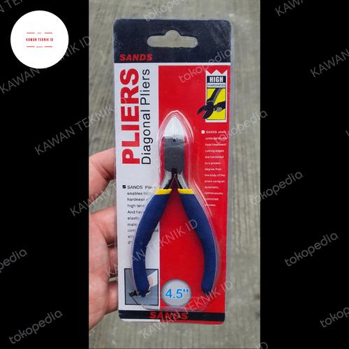 Jual TANG POTONG MINI 4.5" DIAGONAL CUTTING PLIER SANDS - Jakarta Barat ...