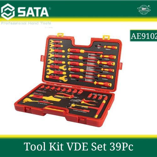Jual Tool Kit Listrik VDE 39 Pc AE9102 NEV VDE Tool Set Sata - Jakarta ...