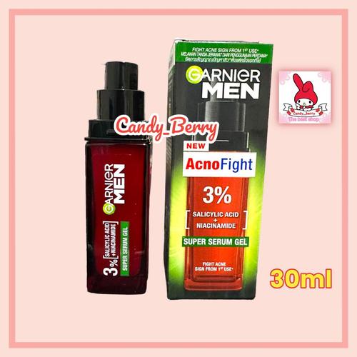 Jual Garnier Men Acno Fight Super Serum Gel 30ml CandyBerry - Kota ...