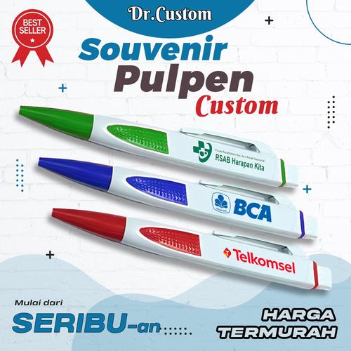 Jual Custom Logo Nama Pulpen - Souvenir Acara Kantor Seminar-Sablon ...