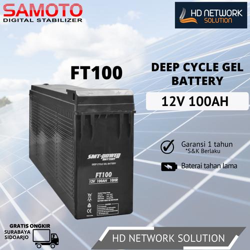 Jual FRONT TERMINAL / SOLAR PANEL BATTERY SMTPOWER FT100 - 12V 100AH ...
