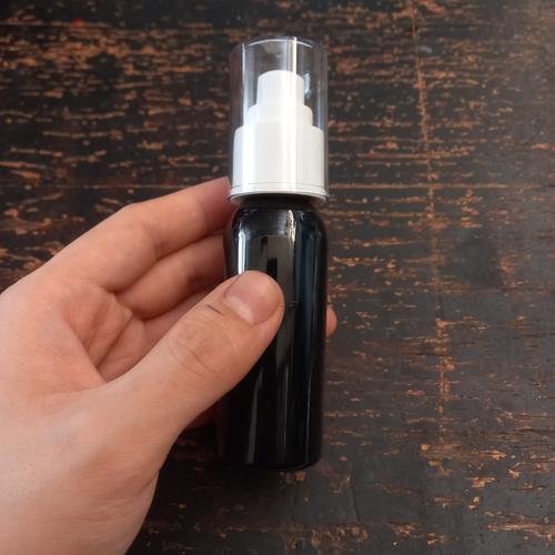Jual Botol Boston 60ML Neck 24 PET Pump Treatment - Hitam Polos, Putih ...