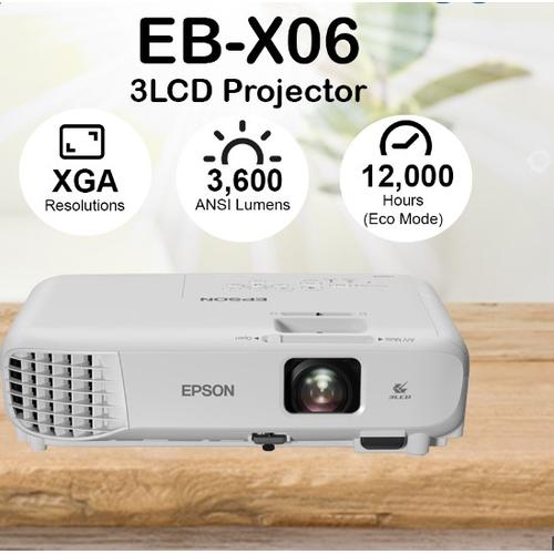 Jual Projector Epson EB-X06 XGA 3600 Lumens - Kota Pontianak - tcscom ...