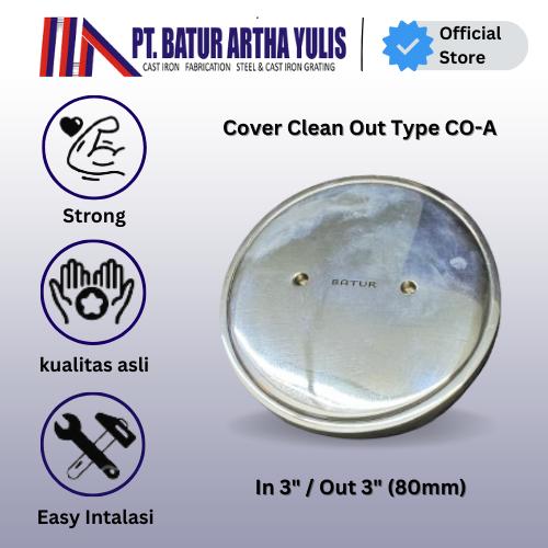 Jual Brass Chrome Cover Clean Out Type CO-A In.3"/Out.3" (80mm) - Kota ...