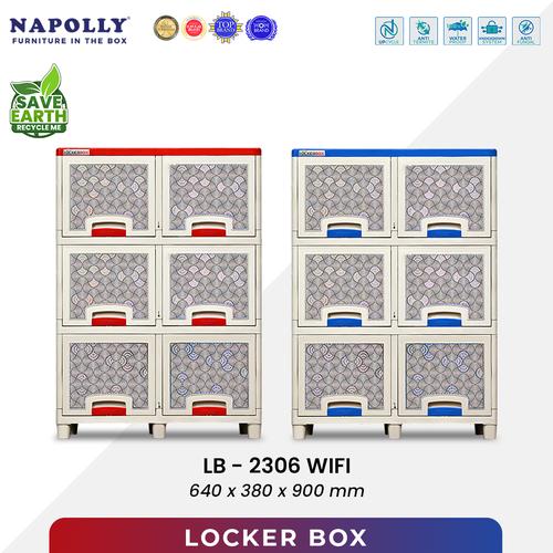 Jual Napolly Locker Box + 3 Susun / 6 Ruang + WIFI / TRANSPARAN ...