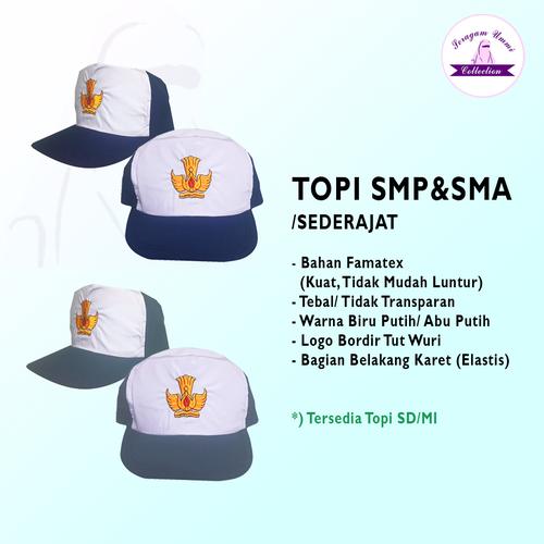 Jual Topi SMP SMA/SMK (Standar Bordir/ Jumbo) - Atribut Seragam Sekolah ...