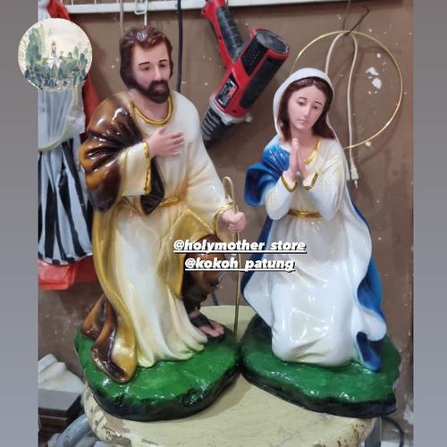 Jual Patung Natal Yosef dan Maria 1 Pasang ukuran besar (Preorder ...