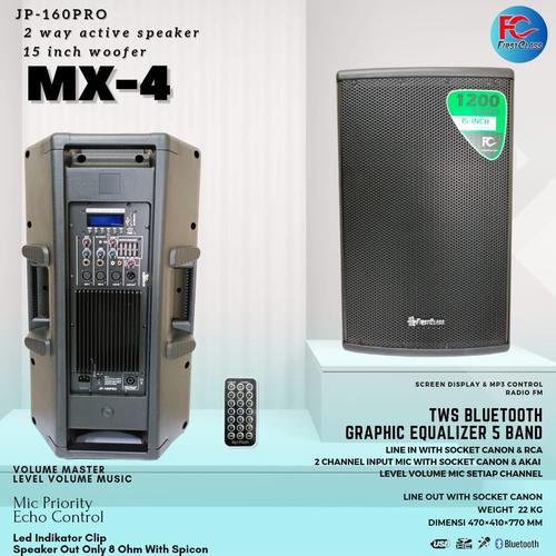 Jual Profesional Speaker Aktif 15 Inch firstclass MX 4 | Speaker Aktif MX4 - Jakarta Barat ...