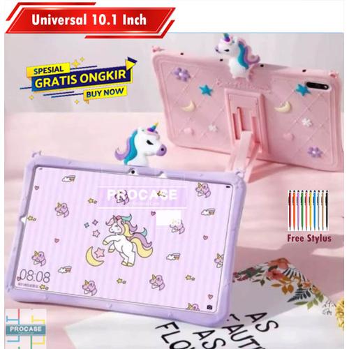 Jual Advan Tab Sketsa 3 SoftCase Casing Anak Kids Unicorn Lucu Stand ...