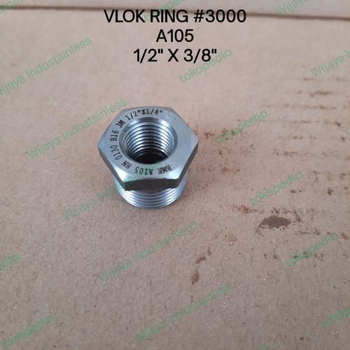 Jual Vlok Ring A105 Besi Class 3000 1/2" X 3/8" inch Bushing Vlock Ring ...