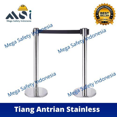 Jual Tiang Antrian Stainless Queue Line Standing Barrier - Merah ...