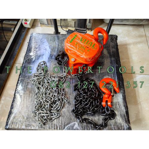 Jual Takel 1 Ton Vital Chain Block 1 Ton x 15 Meter Asli Japan ...
