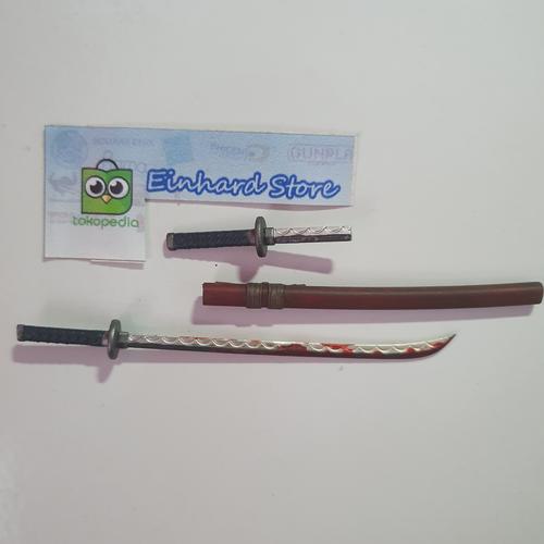 Jual 1/12 Dasin Bloody Katana Samurai Kenshin Himura Kitbash SHF Figma ...