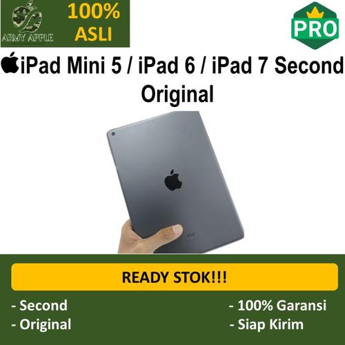 Jual iPad Mini 5 6 / iPad 6 7 8 9 / Pro 11 Seken Fullset Second ...