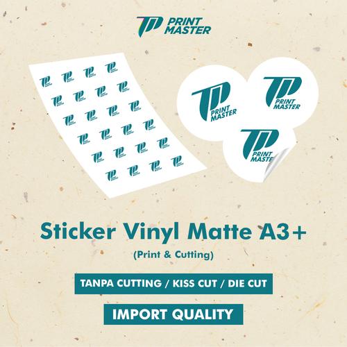 Jual Cetak Stiker A3+ | Cetak Stiker Vinyl Matte | Bahan Import - Tanpa ...