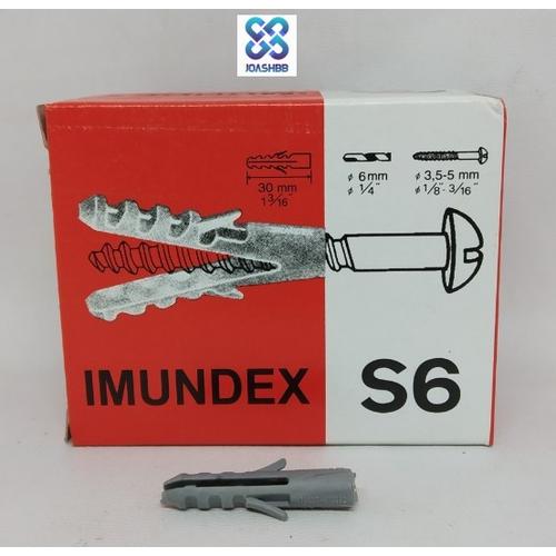 Jual Fisher IMUNDEX S6 Isi 100pcs 6mm 6 mm Fiser Viser Piser Visher ...