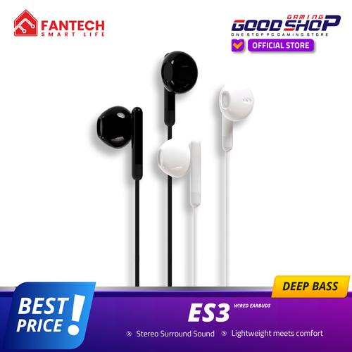 Jual Fantech Earphone Go Wired Earbuds ES3 - Putih - Jakarta Pusat ...