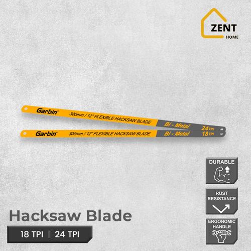 Promo Isi Mata Gergaji Besi Flexible Hacksaw Blade Bi-Metal Garbin ...