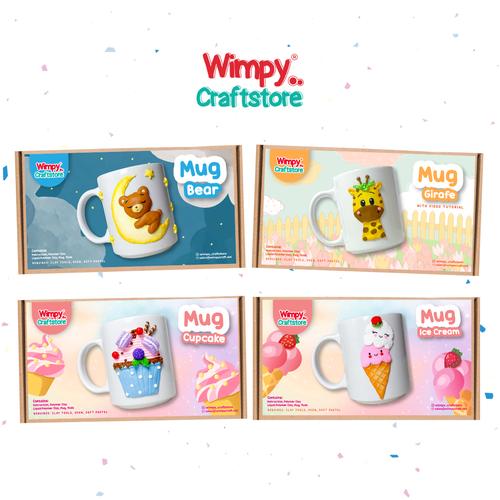 Jual Wimpy DIY Mug Polymer Clay Kerajinan Polymer Clay Craft Kit Art ...