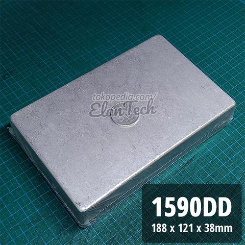 Jual Casing Alumunium 1590DD Kotak Box Efek Gitar Aluminium ElanTech ...
