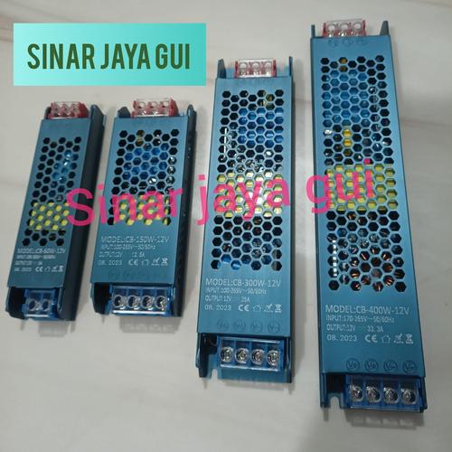 Jual Trafo Slim Adaptor Power Supply Trafo LED strip Trafo cctv - 5A ...