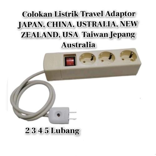 Jual best colokan Listrik Travel Adaptor Colokan over steker JEPANG ...