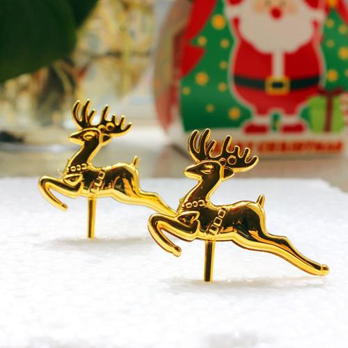 Jual CCA22 Topper Deer Rusa Mini Hias Cup Cake Muffin Natal Christmas ...