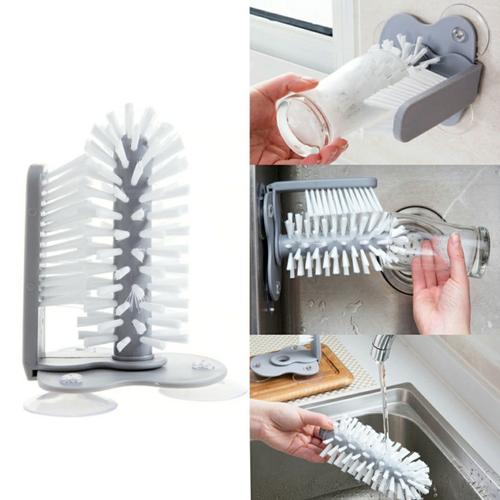 Jual Alat Sikat Cuci Gelas Botol Otomatis Serbaguna Model Tempel ...