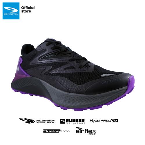 Jual Sepatu Trail Running Nineten 910 YUZA FERAL Ringan - Hitam/Ungu ...