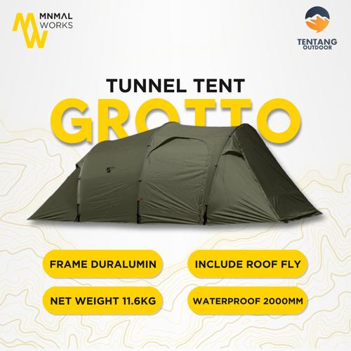 Jual MINIMAL WORKS Grotto Tenda Tunnel Camping Outdoor - Charcoal ...