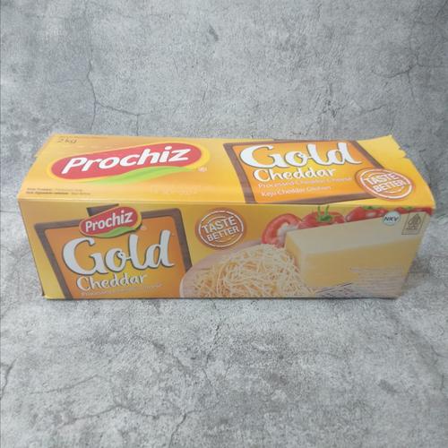 Jual Prochiz Gold Cheddar Cheese / Keju Prochiz Gold - 250 gram - Kota ...